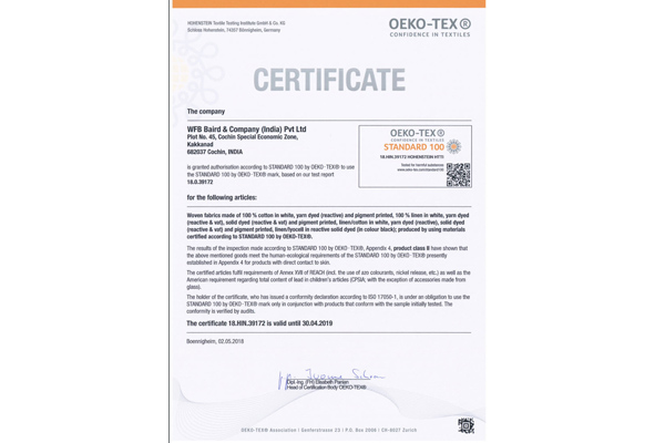 Awards & certifications - WFB Baird & Co Ltd.